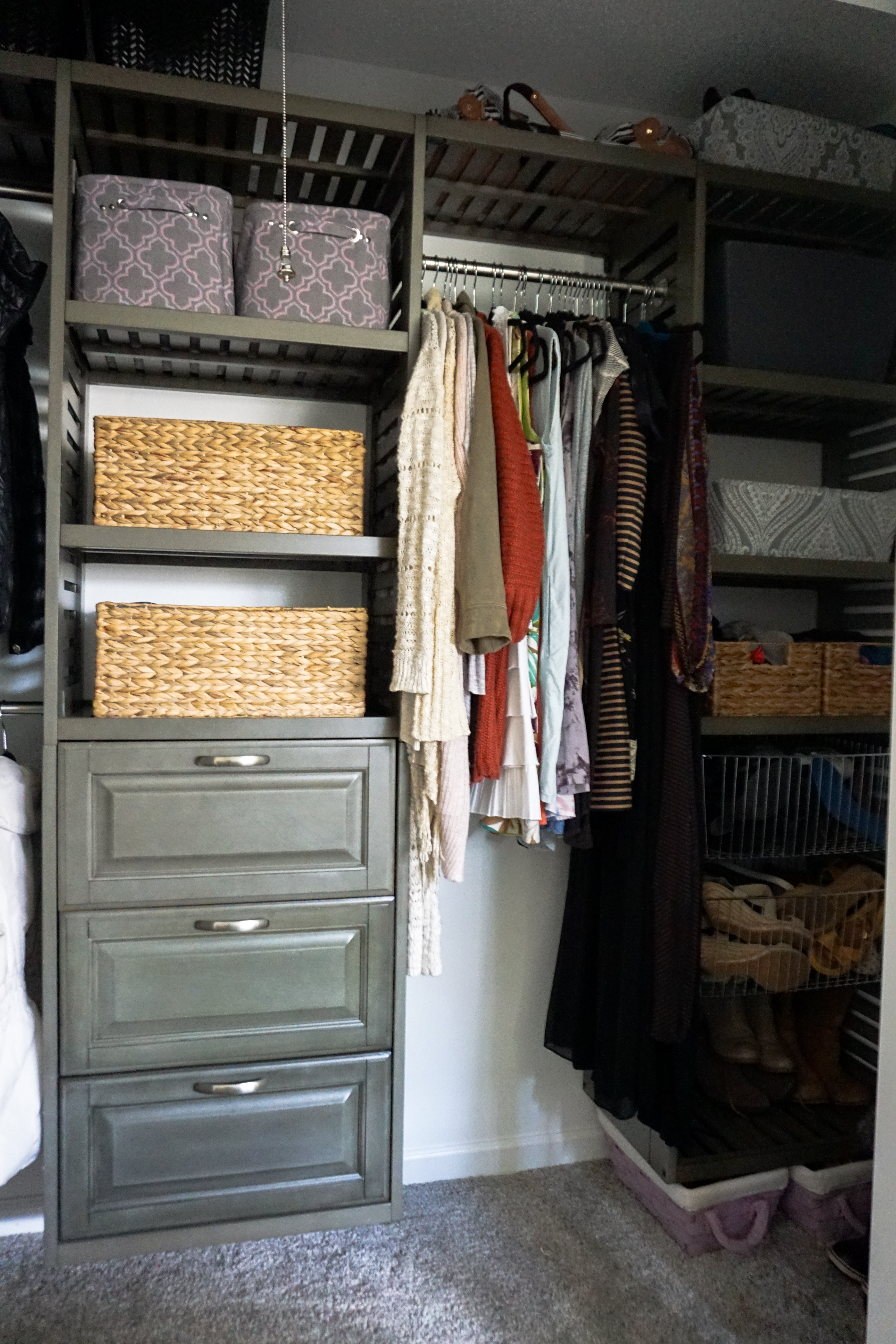 Closet storage - Forrester Home